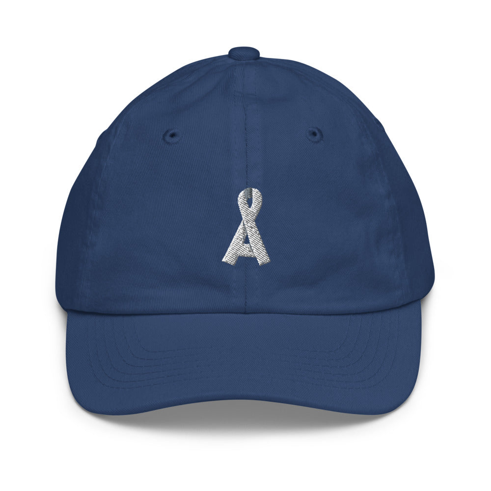 Blue Alopecia A™ Youth Hat: The Alopecia Company™ – Betty D's, LLC